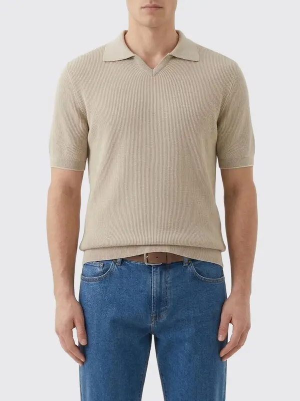 Brunello Cucinelli Polo Shirt - Natural