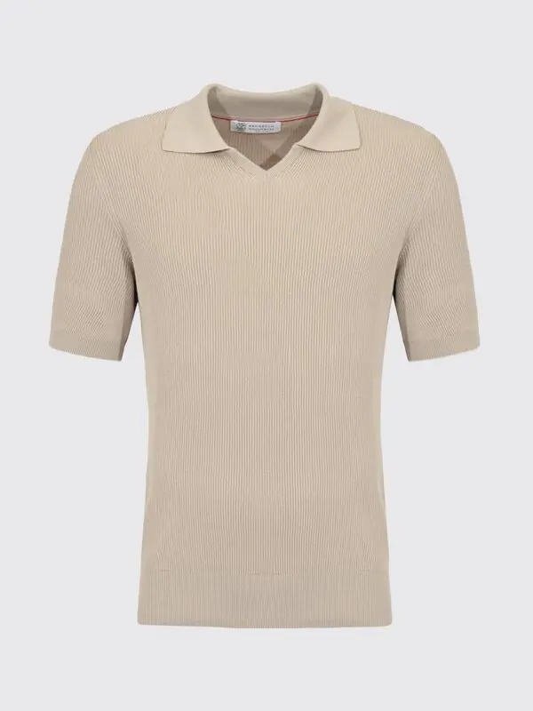 Brunello Cucinelli Polo Shirt - Natural