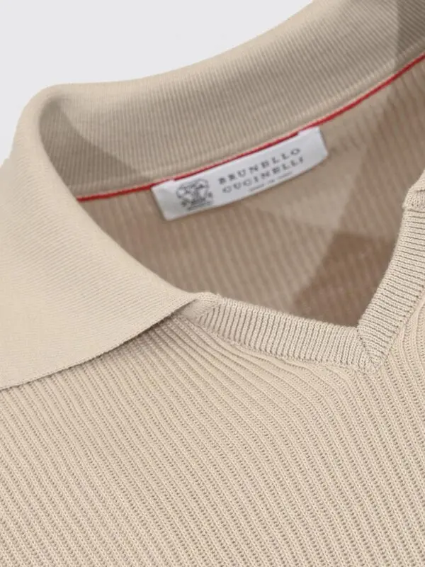 Brunello Cucinelli Polo Shirt - Natural