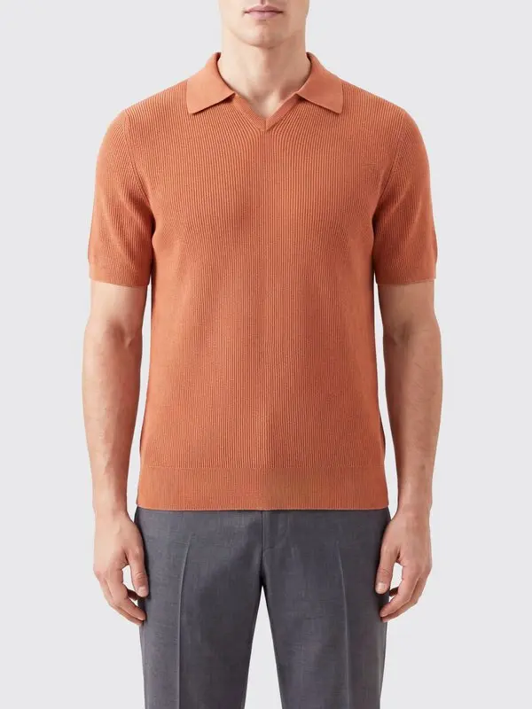Brunello Cucinelli Polo Shirt - Orange