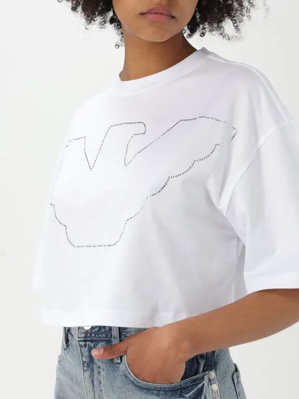 Emporio Armani Embellished Eagle T-shirt