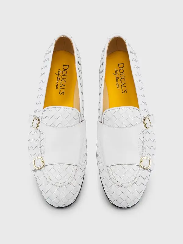 DOUCAL'S Buckled Loafers - White