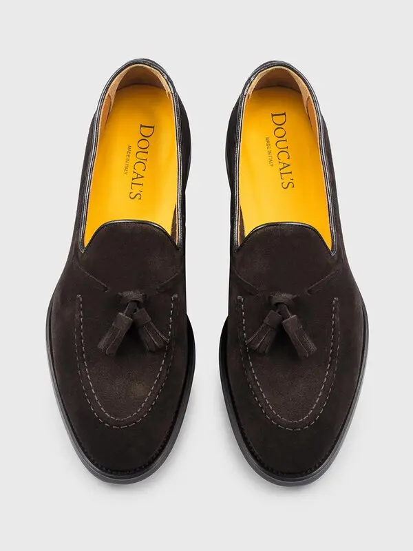 DOUCAL'S Tassel Loafers - Earth