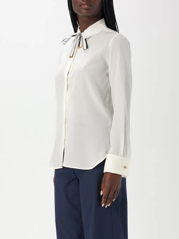 Max Mara Shirt With Tie Detail - White