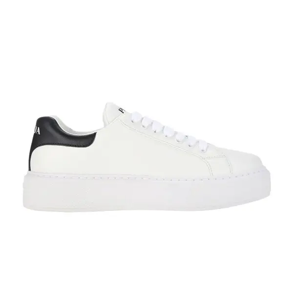 Prada Leather Platform Sneakers - White