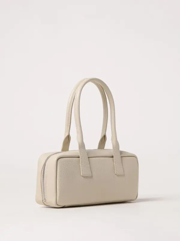 Staud Leather Top Handle Bag - Cream