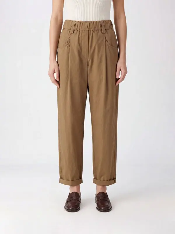 Brunello Cucinelli Relaxed Fit Pants - Beige