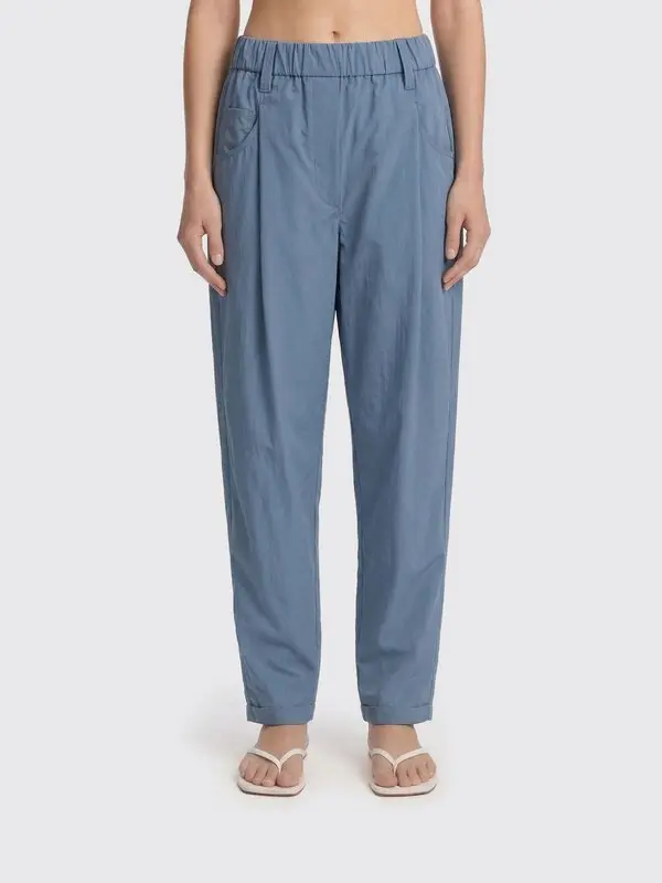 Brunello Cucinelli Relaxed Fit Pants - Blue