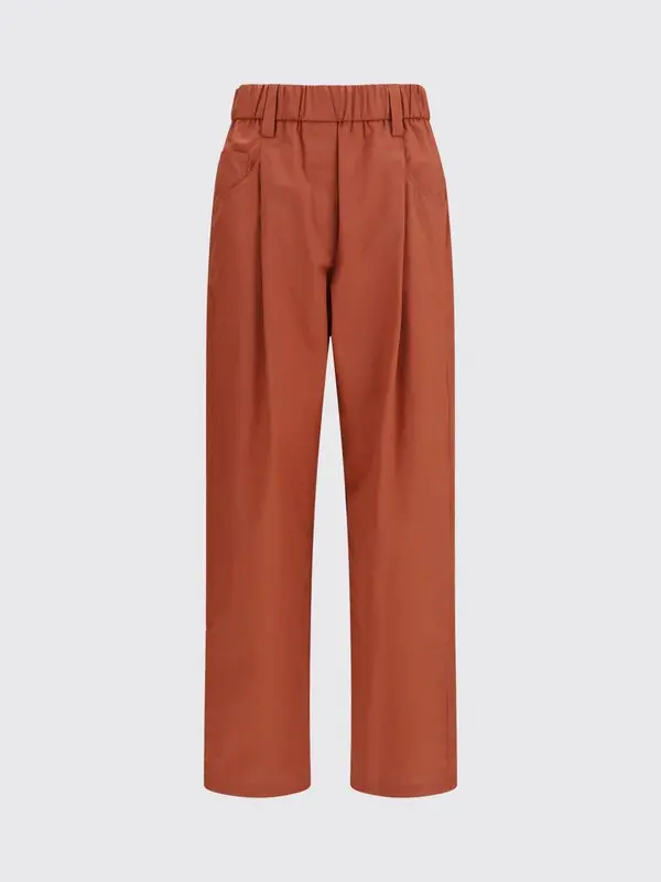 Brunello Cucinelli Relaxed Fit Pants - Orange