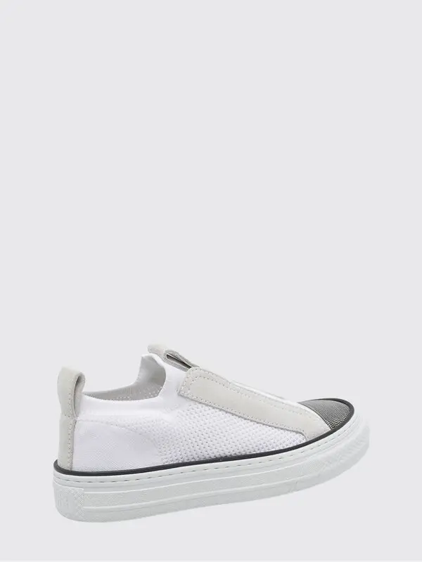 Brunello Cucinelli Slip-on Sneakers - White