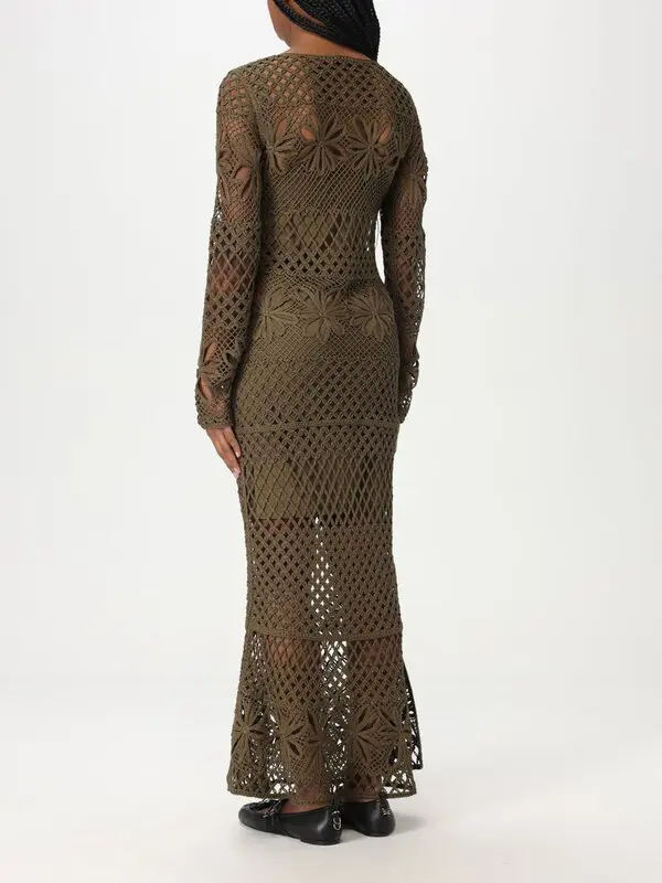 Pinko Tricot Maxi Dress - Green