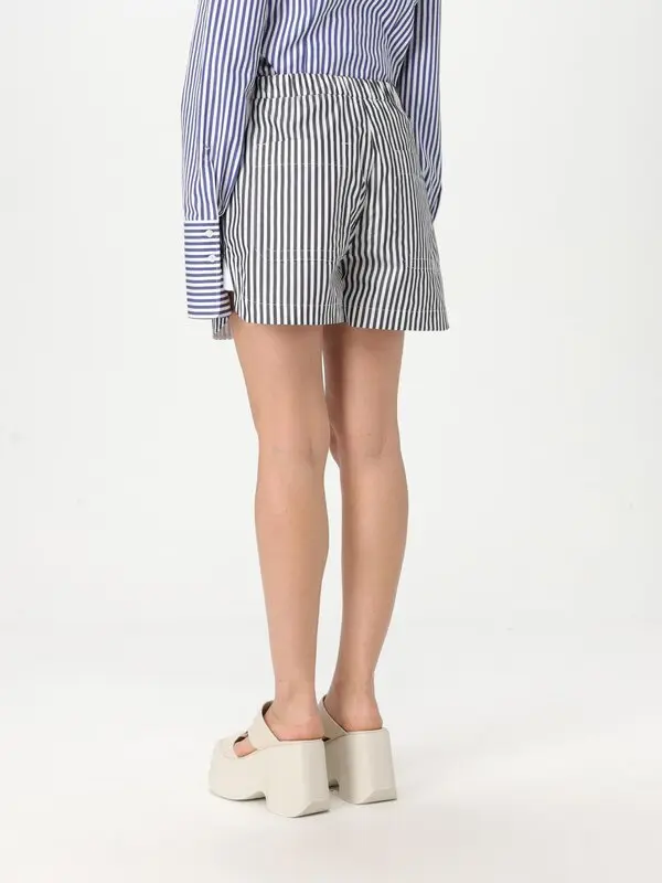 Sportmax Striped Shorts - Black