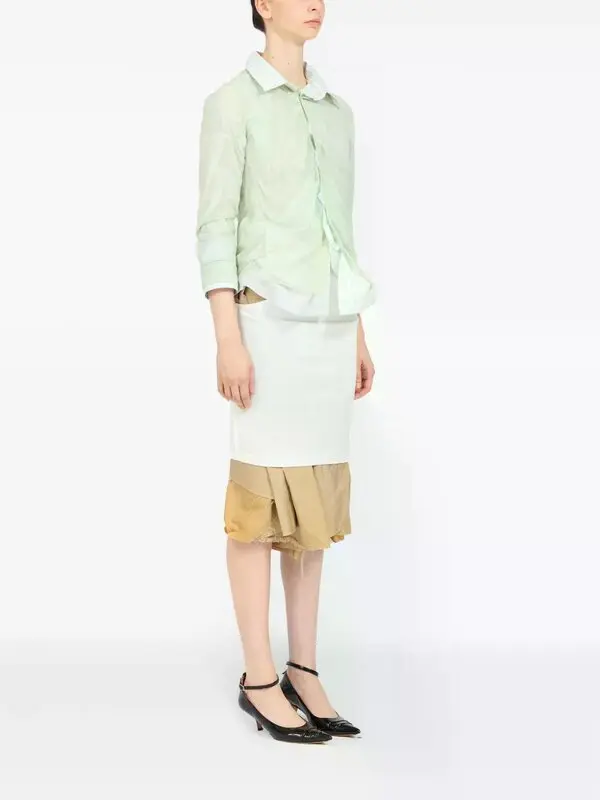 MAISON MARGIELA Double-layer Cotton Shirt