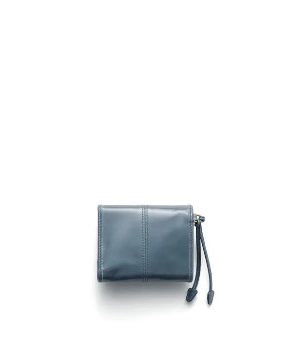 Prada Small Leather Wallet - Blue