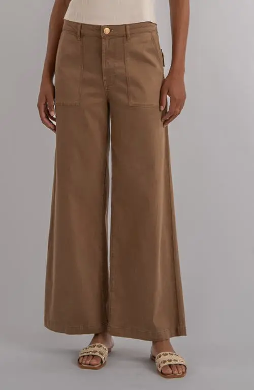 Kut From The Kloth Meg High-waist Wide-leg Ankle Pants