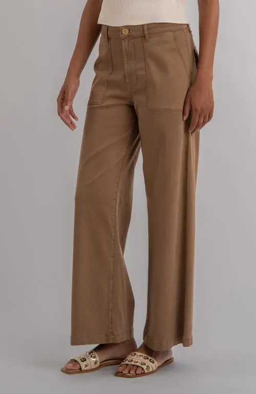 Kut From The Kloth Meg High-waist Wide-leg Ankle Pants