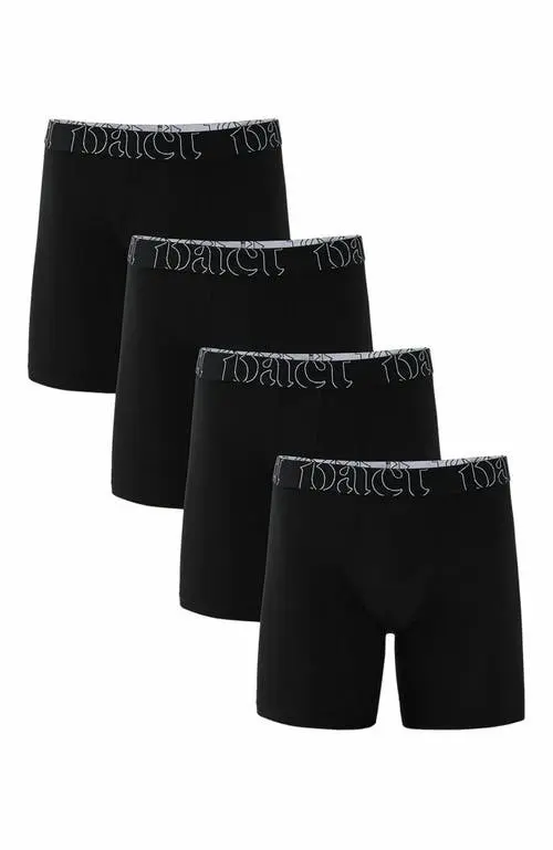 PACT Organic Cotton Everyday Extended Boxer Brief 4-pack - Pact Signature