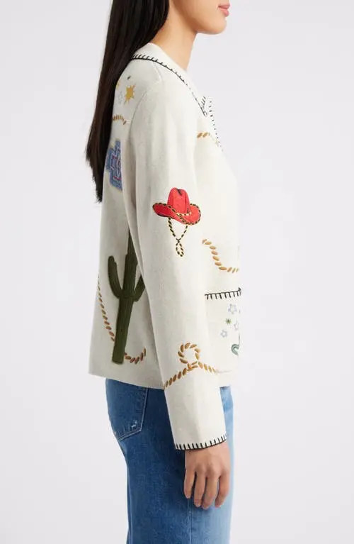 Pendleton Souvenir Merino Wool & Cotton Cardigan