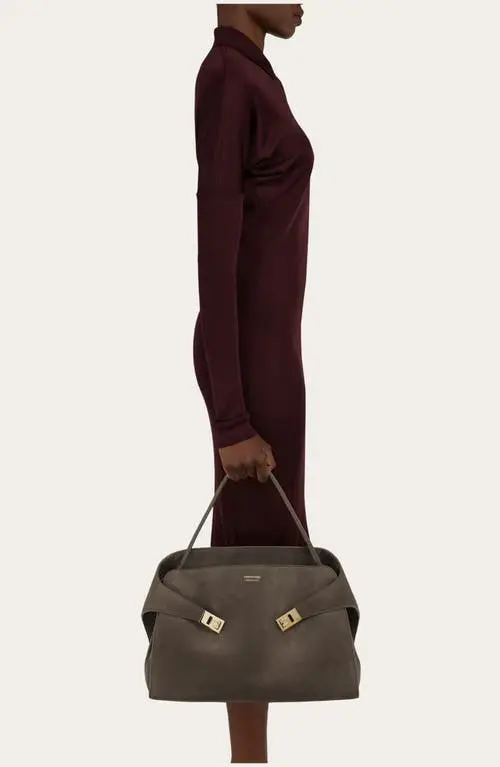 FERRAGAMO Medium Hug Shoulder Bag