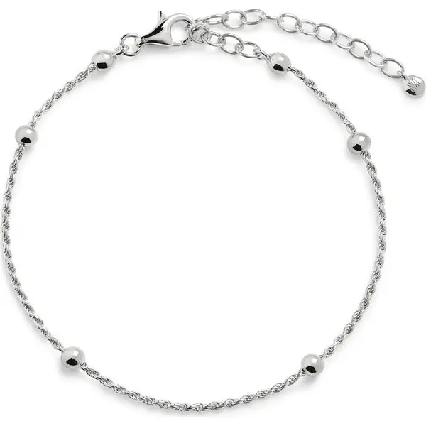 Monica Vinader Beaded Rope Chain Bracelet