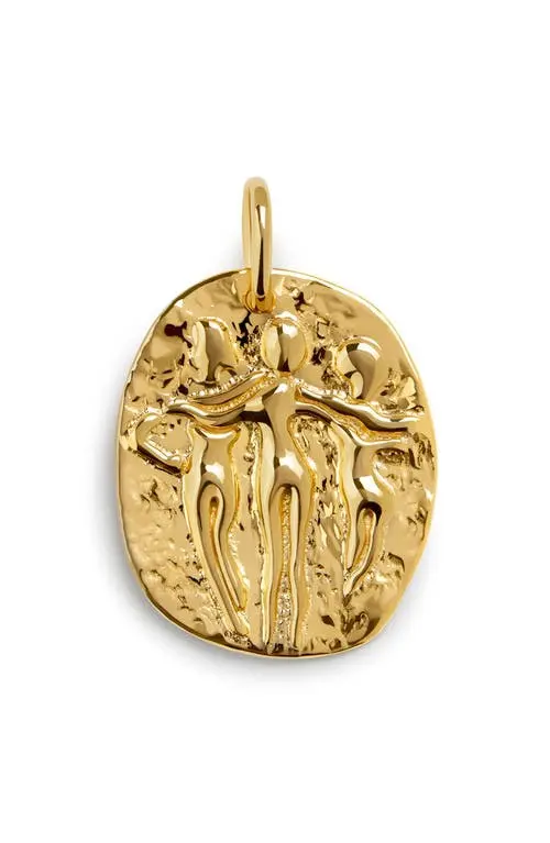 Monica Vinader Sisterhood Pendant - 18kt Gold Vermeil
