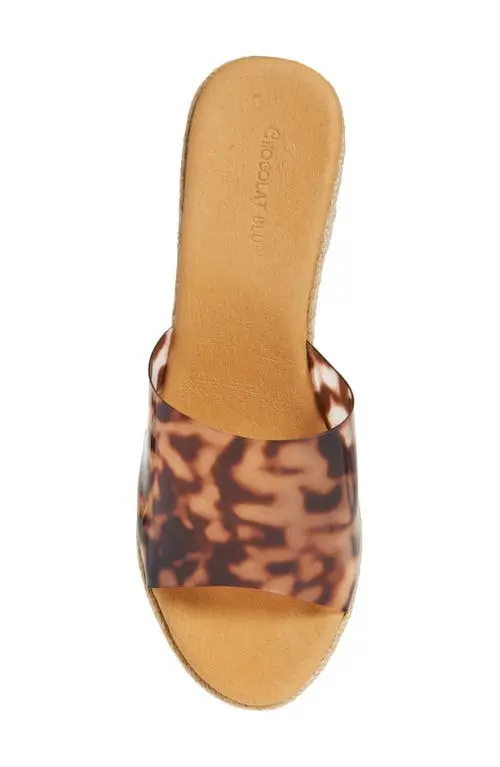 CHOCOLAT BLU Vinna Platform Slide Sandal