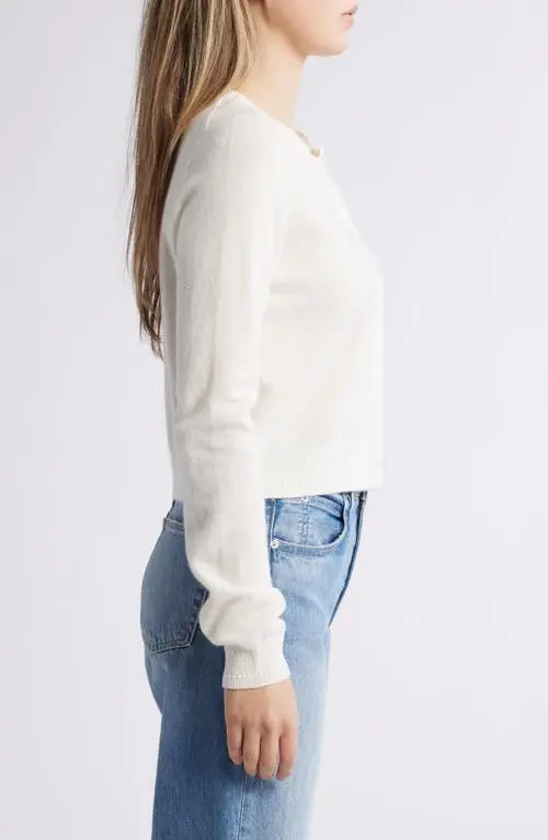 Boden Eva Cashmere Crop Cardigan
