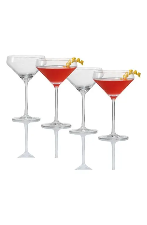 SCHOTT ZWIESEL Pure Set Of 4 Martini Glasses