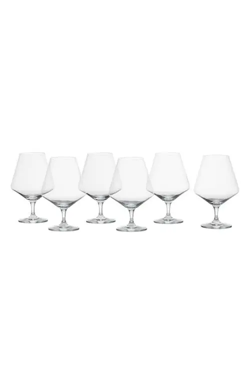 SCHOTT ZWIESEL Pure Set Of 6 Cognac Glasses