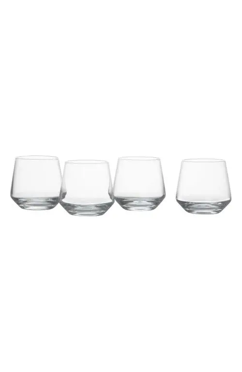 SCHOTT ZWIESEL Pure Set Of 4 Old Fashioned Glasses - Clear