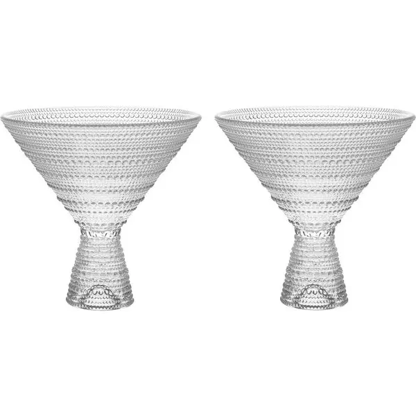 FORTESSA Jupiter Set Of 2 Martini Glasses - Clear