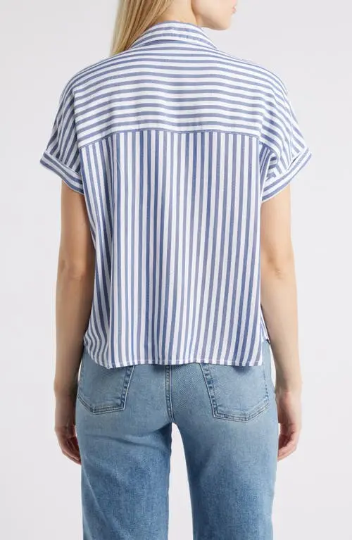 BEACHLUNCHLOUNGE Denise Striped Shirt - Starry Night