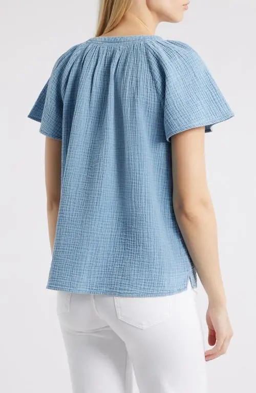 BEACHLUNCHLOUNGE Lark Cotton Gauze Button-up Shirt