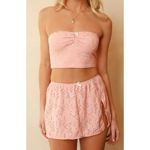 DIPPIN DAISY'S Lace Mini Skirt - Blossom