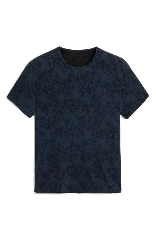 John Varvatos Reyes Reversible Burnout T-shirt - Black