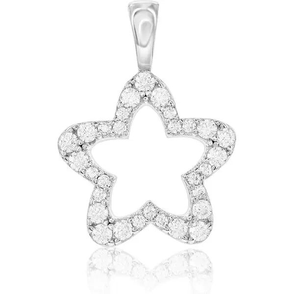 DONATELLO GIAN Name Sterling Star Pendant - Silver