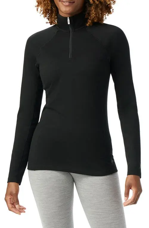 Smartwool Merino Wool Blend Quarter-zip Top