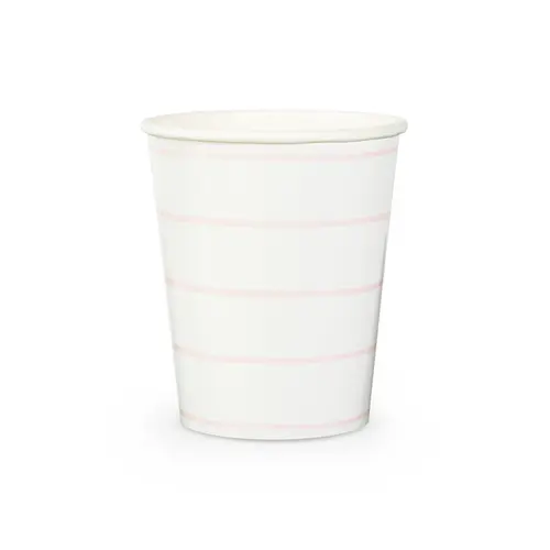 DAYDREAM SOCIETY Frenchie Striped 9 Oz Cups - Blush