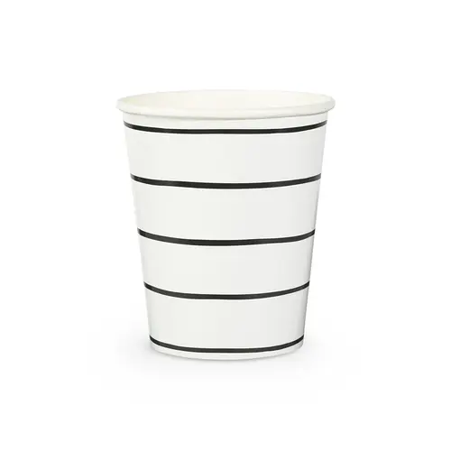 DAYDREAM SOCIETY Frenchie Striped 9 Oz Cups - Ink