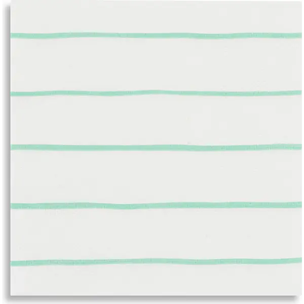 DAYDREAM SOCIETY Frenchie Striped Petite Napkins - Mint