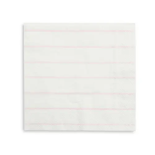 DAYDREAM SOCIETY Frenchie Striped Large Napkins - Blush