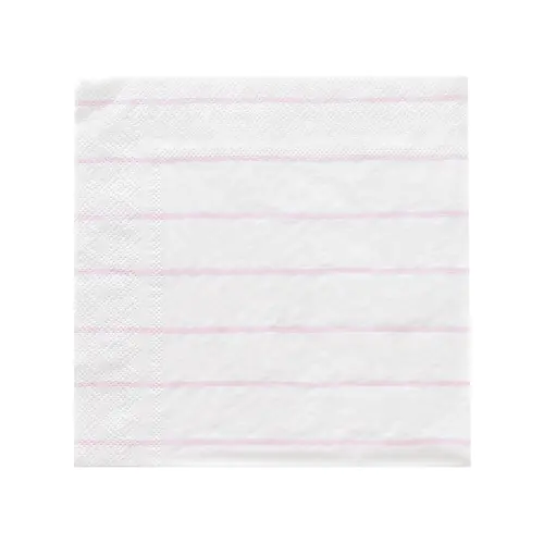 DAYDREAM SOCIETY Frenchie Striped Large Napkins - Lilac
