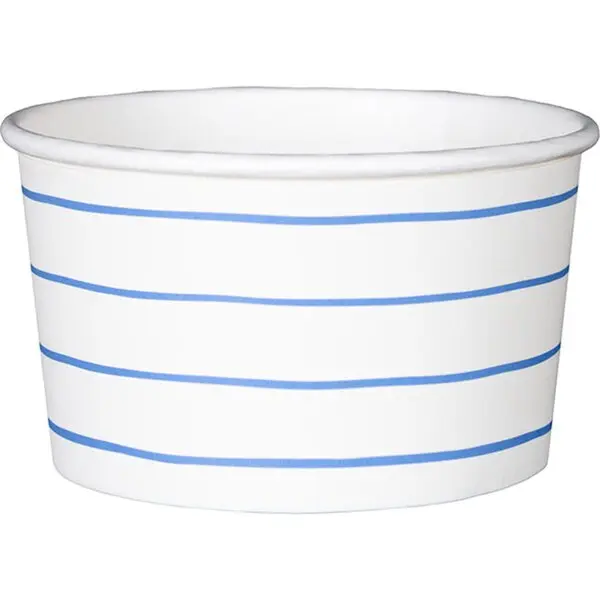 DAYDREAM SOCIETY Frenchie Striped Treat Cups - Cobalt