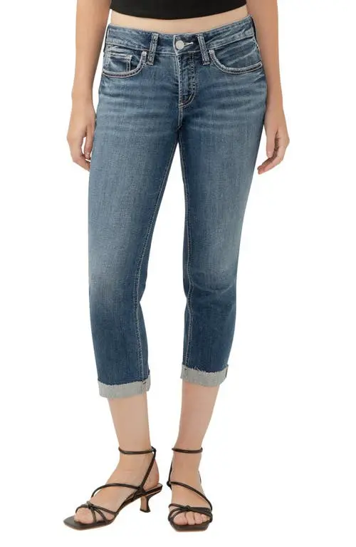 SILVER JEANS CO. Britt Low-rise Capri Jeans