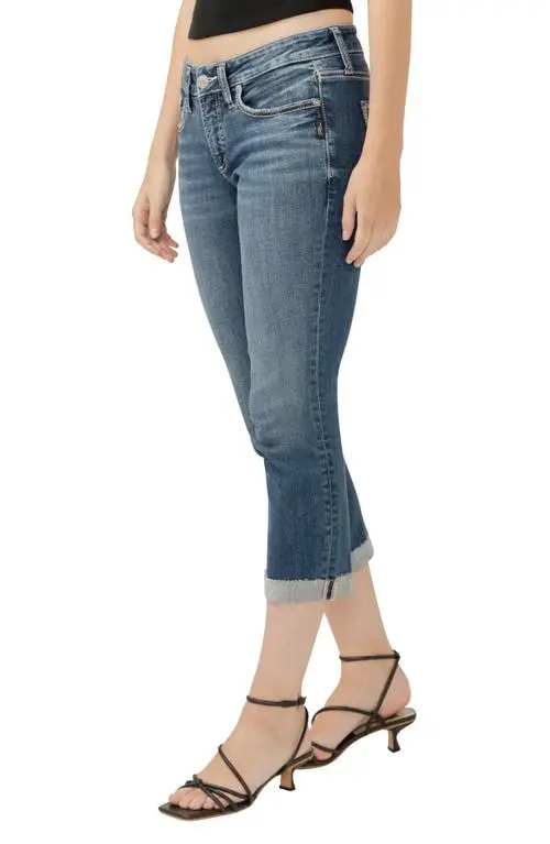 SILVER JEANS CO. Britt Low-rise Capri Jeans