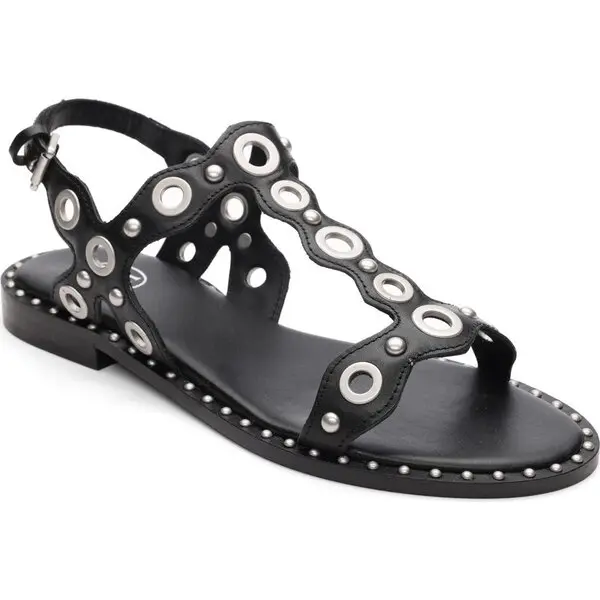 Ash Pop Slingback Sandal - Black