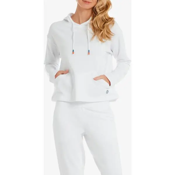 Helen Jon French Terry Hoodie - White