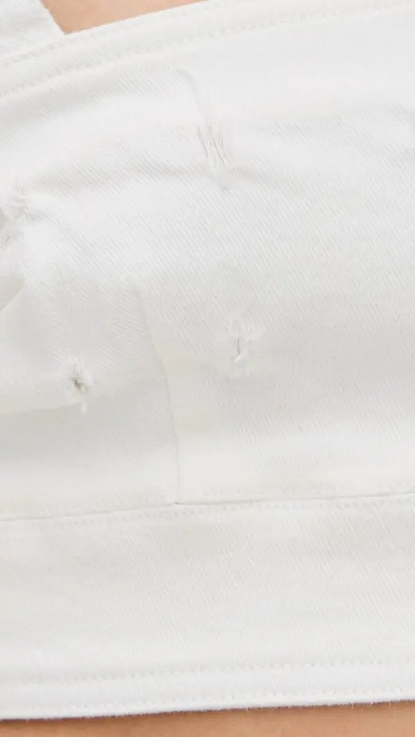 AMUR Gabi Textured Twill Top