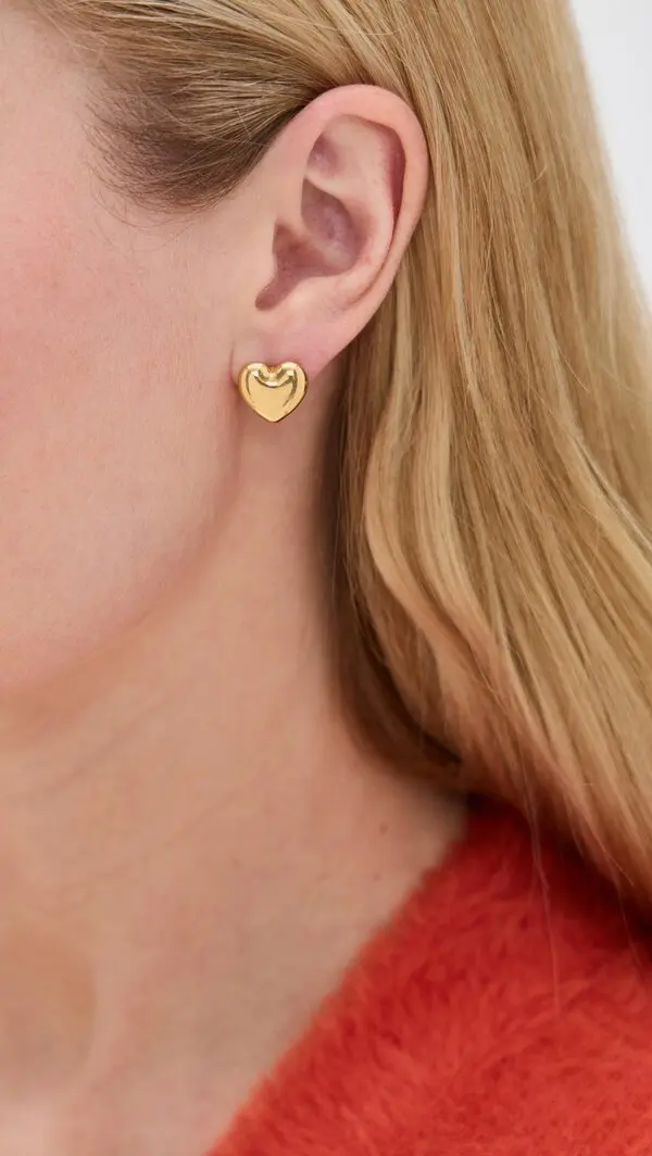 Rachel Comey Cora Heart Earrings - Gold