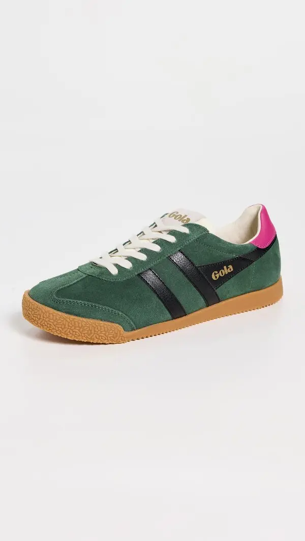 Gola Elan Sneakers - Evergreen/black/fuchsia